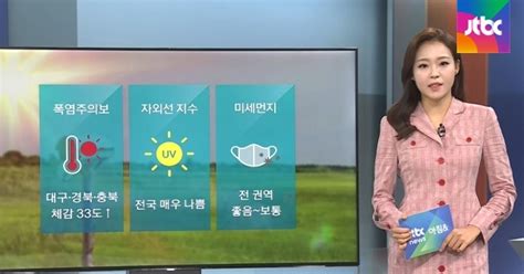 날씨 대구·경북·충북 폭염주의보전국 자외선 매우 나쁨