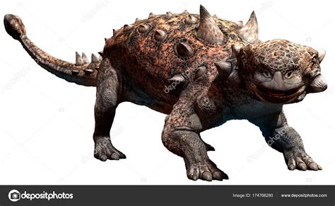 Euoplocephalus Cretaceous Era Illustration Stock Photo