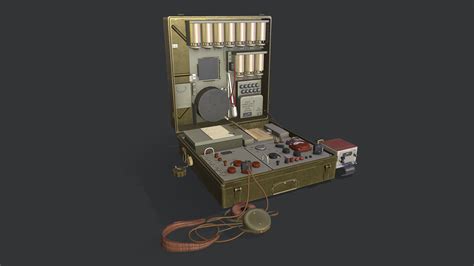 ArtStation - P-350M-Орёл-Радиостанция [Game props]