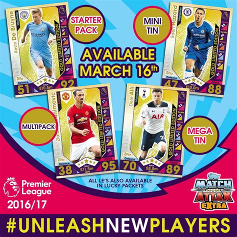 Football Cartophilic Info Exchange Topps Match Attax Extra Limited Edition