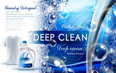 Premium Vector Laundry Detergent Ad