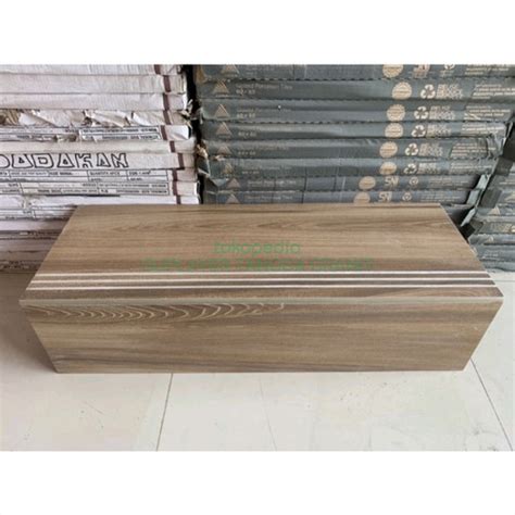 Jual Keramik Granit Tangga Motif Kayu Ukuran 30x90 30x120 Custom
