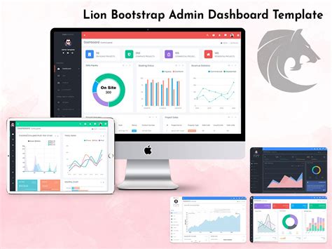 Lion Responsive Bootstrap 4 Admin Dashboard Template With Light And Dark Sidebar Version