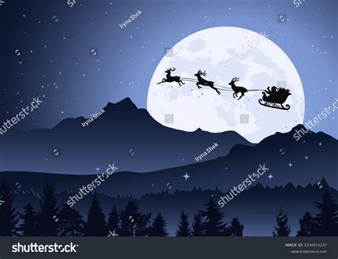 436 Santa Drives His Sleigh 图片、库存照片和矢量图 Shutterstock