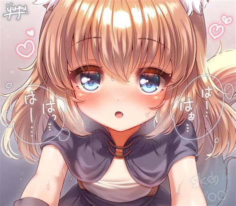 Commission】ボールで遊ぶ元気なオオカミちゃん 」由訃 Fanboxのイラスト
