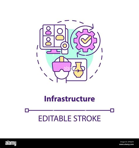 Infrastructure Concept Icon Stock Vector Image And Art Alamy