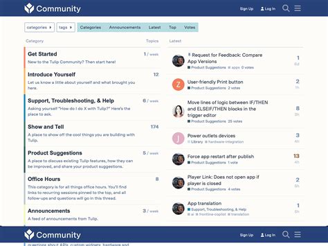 Tulip Community Discover Discourse Discover