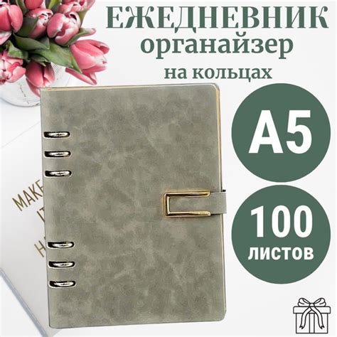 Ежедневник, блокнот-органайзер на кольцах - купить с доставкой по ...