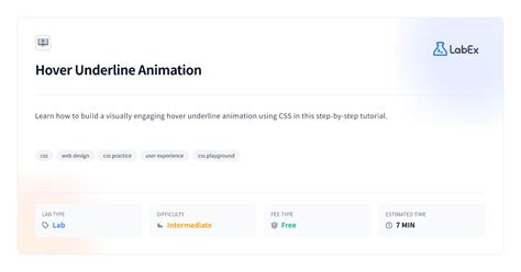 Animação De Sublinhado Ao Passar O Mouse Hover Underline Animation