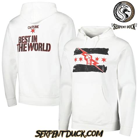 Cm Punk Best In The World Retro Hoodie Serpentduck