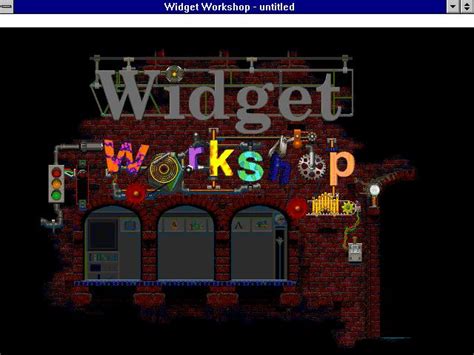 Widget Workshop Download 1995 Educational Game