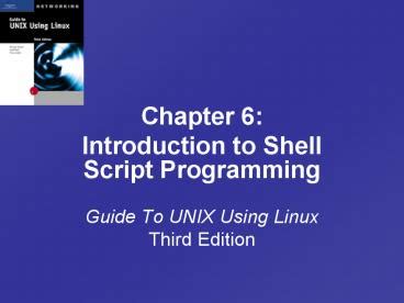 PPT Introduction To Shell Script Programming PowerPoint Presentation Free To Download Id