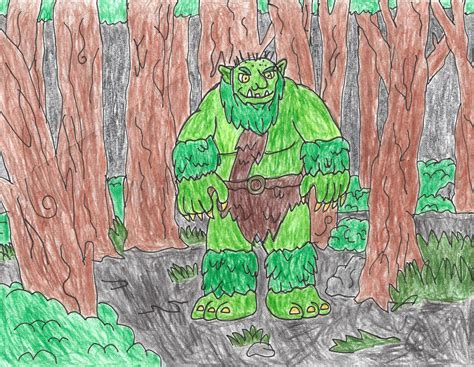 Forest Troll In The Woods By Trexking45 On Deviantart