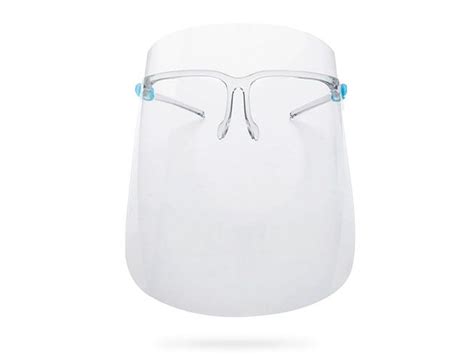 Full Coverage Reusable Safety Face Shield With Glasses Frame 6 Pack Stacksocial Glasses