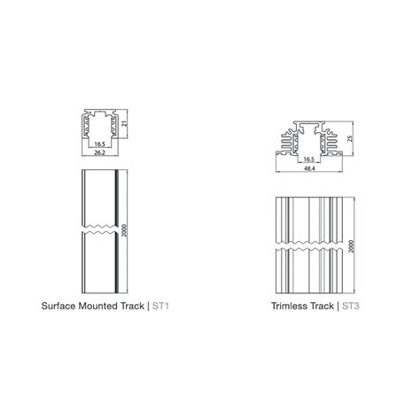 Stucchi Multisystem Evo Modular Track System Components Darklight