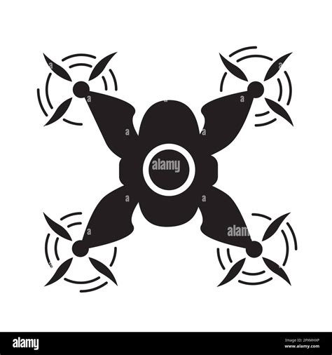 Drone Sign Symbol White Background Stock Vector Image And Art Alamy