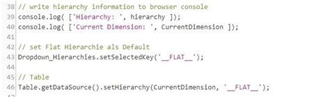 how to use gethierarchies api sap analytics designer