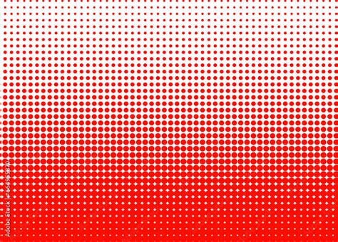 赤のハーフトーンの背景壁紙素材 Stock Vector Adobe Stock