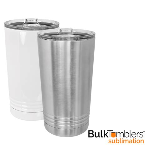 16 Oz Pint Sublimation Stainless Steel Blank Insulated Suregrip Tumble