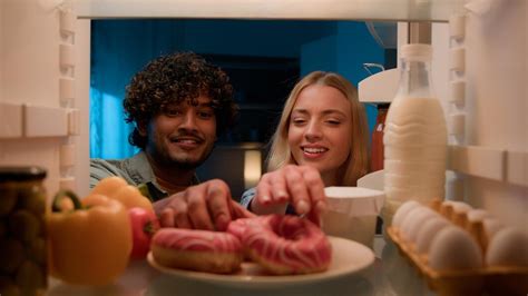 Premium Photo Point Of View Pov From Inside Refrigerator Multiracial