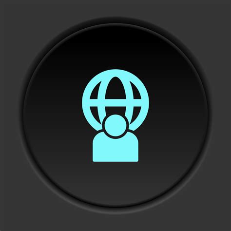 round button icon user global button banner round badge interface