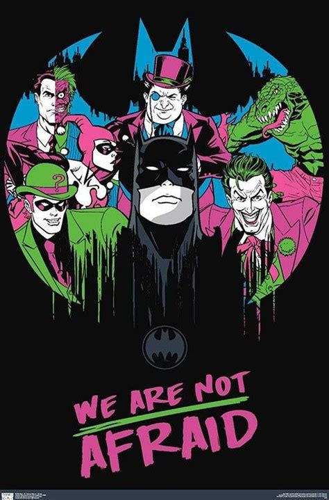 We Are Not Afraid Batman Cartoon Batman Comic Art Dope Cartoon Art