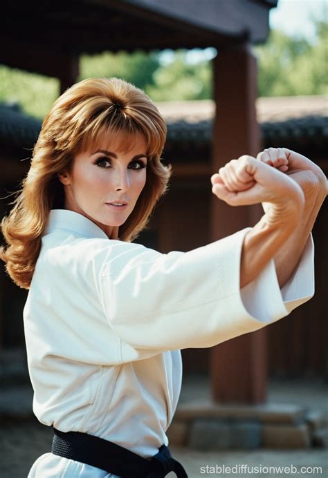 Stefanie Powers Young Karate Training Prompts Stable Diffusion Online