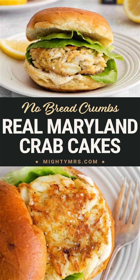 Maryland Crab Cakes Pan Fried Mighty Mrs Recipe Crab Cakes