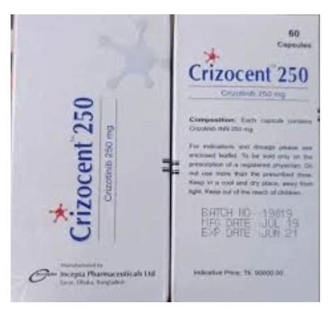 Crizotinib 250 Mg Capsules At ₹ 8785 Box Crizalk Capsules In Walani Id 2853740973988