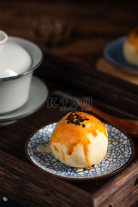 蛋黄酥摄影图高清摄影大图 千库网