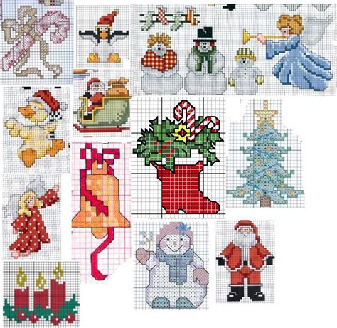 Natale Punto Croce Schemi Imagui