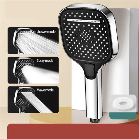 Bczhqq Hand Held Shower Head With Long Hose Rainshower Showerhead