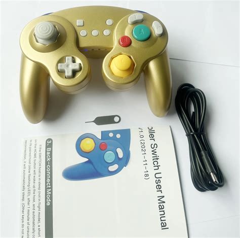 Upgraded Exlene Switch Gamecube Pro Controller For Switch Lite Pc Ios