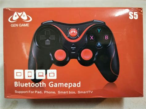 Gen Game S Bluetooth Wireless Gamepad Controller Fullset With Box Video Gaming Gaming
