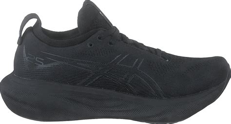 Gel Nimbus 25 Black Graphite Grey Sko Til Enhver Lejlighed Footway