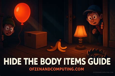 Hide The Body Items Guide October All Tools Best Uses