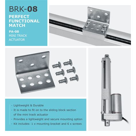 Progressive Automations 12v Mini Track Linear Electric