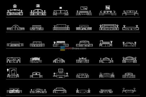 32 Tree In Top View AutoCAD Blocks Free Download