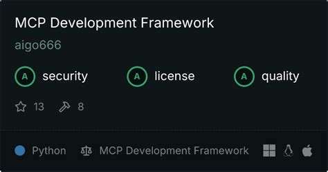 Score Mcp Development Framework Glama