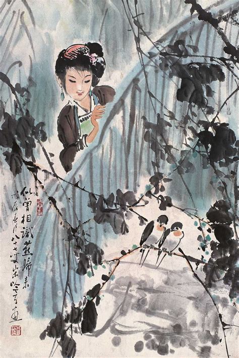 宋吟可 1988年作 似曾相识燕归来 立轴华士德2006“文博会”中国书画拍卖会 华士德拍品价格图片拍卖专场拍卖会预展拍卖会结果