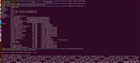 Ros学习一： Ros的bag包读取错误问题及解决方法rosbag Reindex Csdn博客