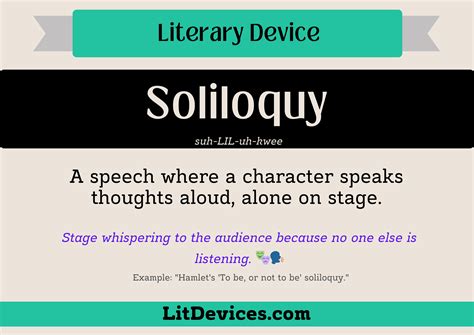Understanding Soliloquy Key Literary Device Explained