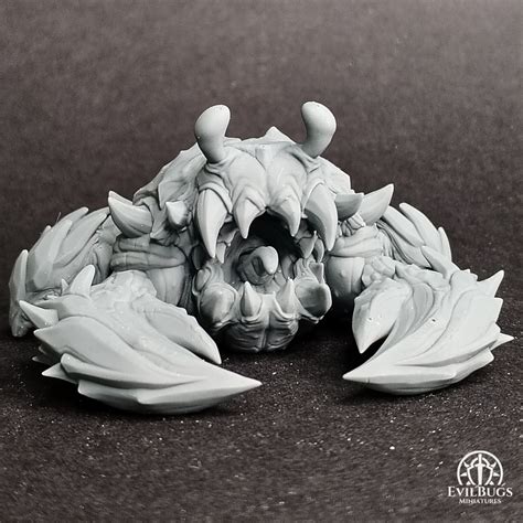 3d Printable Crab Terrifying Overlord By Evilbugs