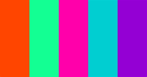 Techno Rush Color Palette