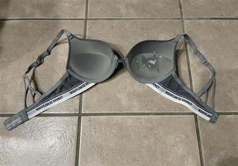 Cum On Favorite Bra From This Girl Couldnt Upload Anymore Pictures I
