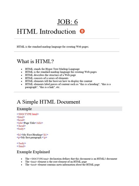 computer workshopjob pdf html html element