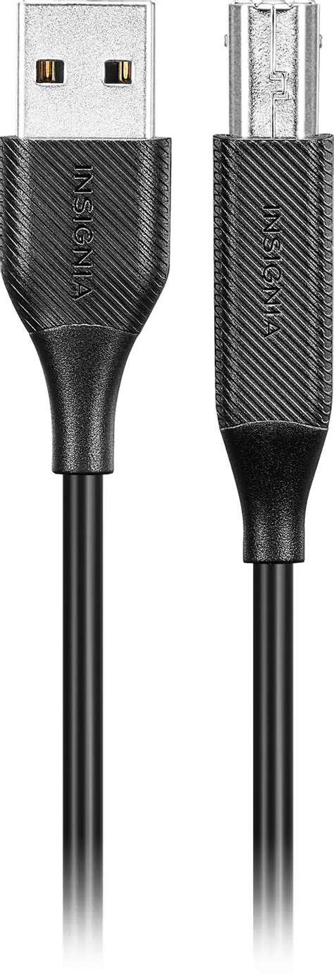 Insignia™ 6 Usb To Usb B Printer Cable Black Ns Pc2abu6 Open Box