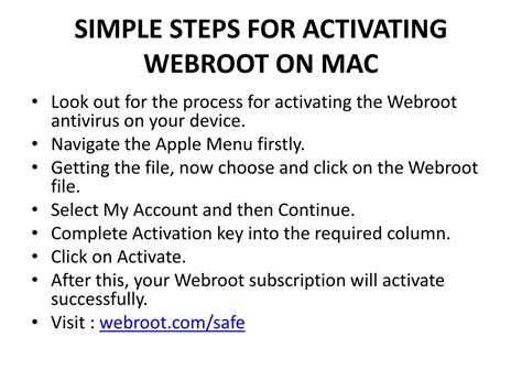 PPT How To Download Install And Activate Webroot Security Webroot Com Safe On Windows