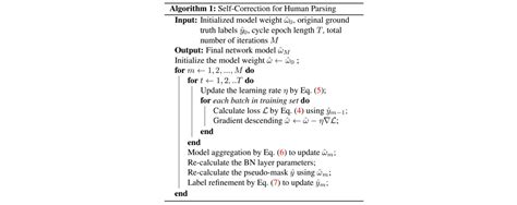 Self Correction For Human Parsing