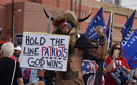 Q Shaman Face Of The Jan 6 Capitol Attack Sentenced To 41 Months Cronkite News